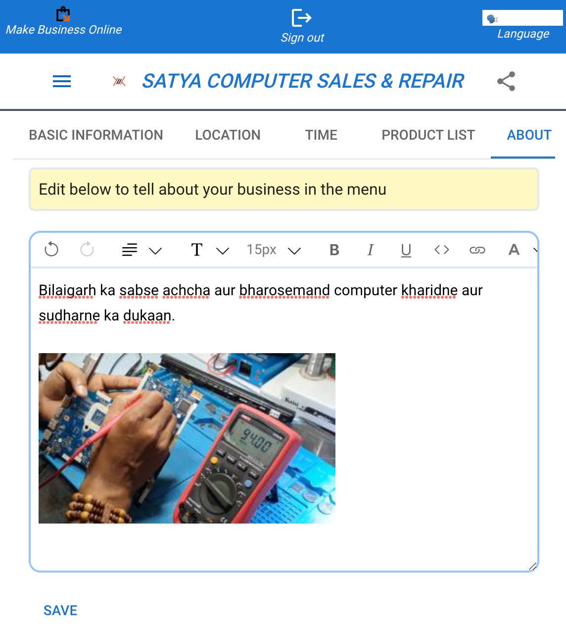 Make Business Website Make Business Website